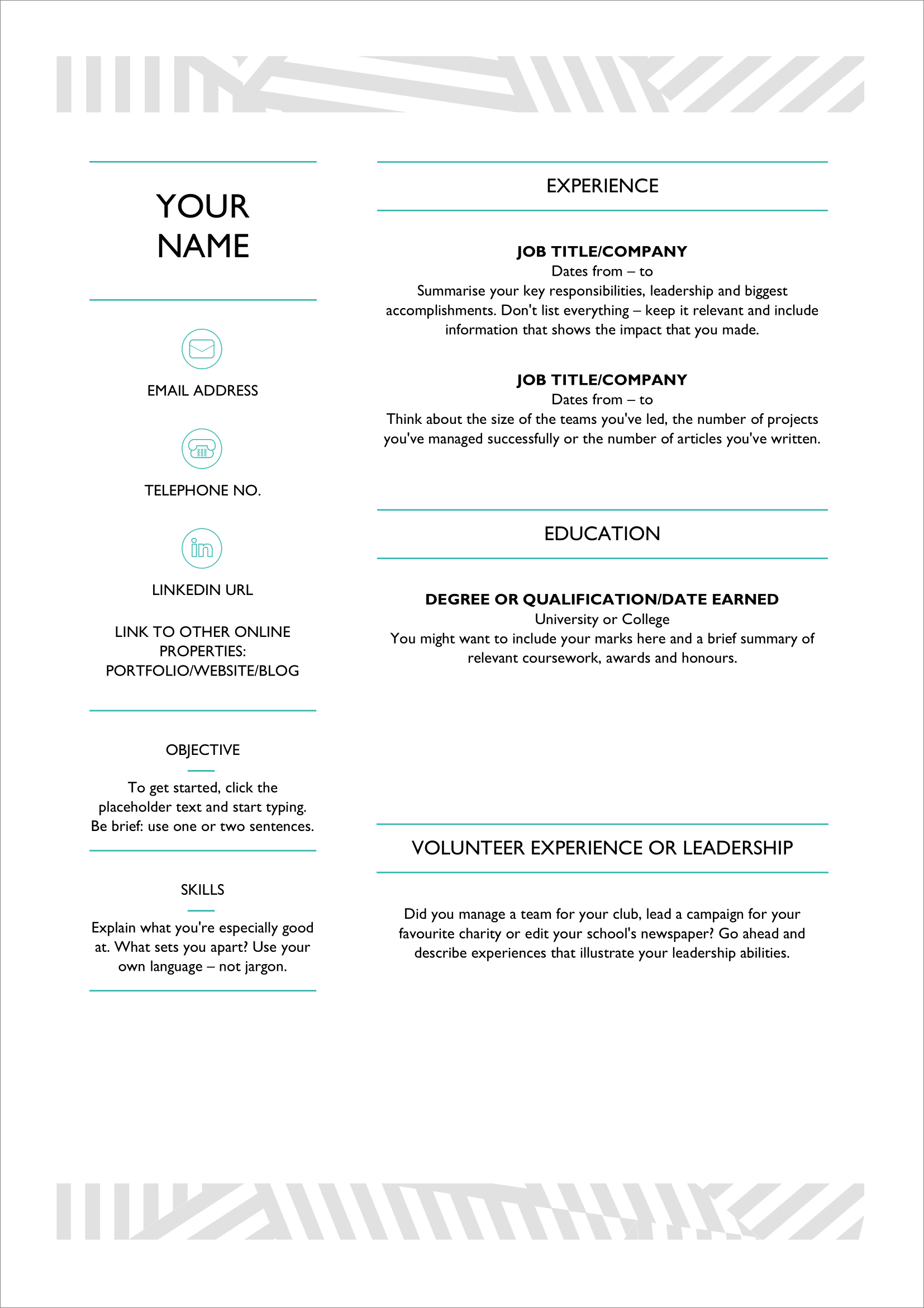 Modern Resume Template Moo Invitation Template Ideas