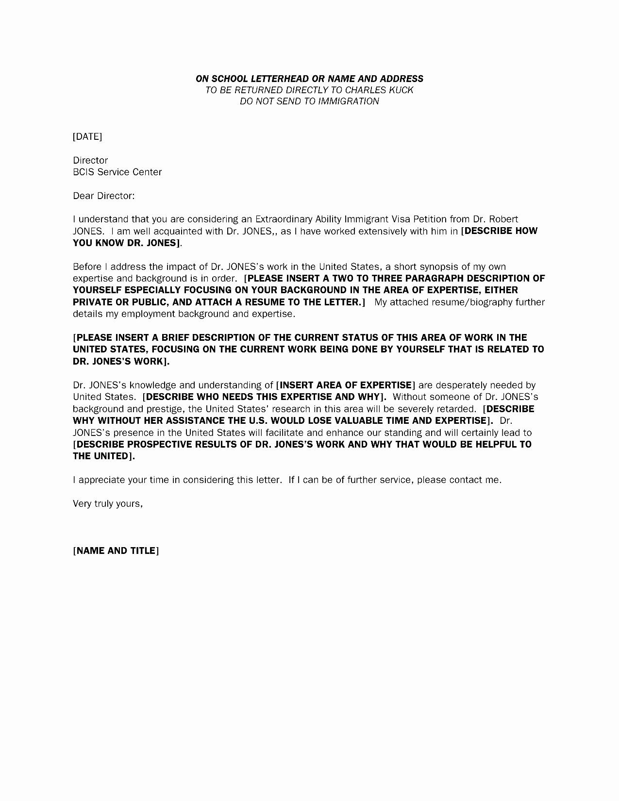 Sample Reference Letter From Employer For Immigration Invitation 