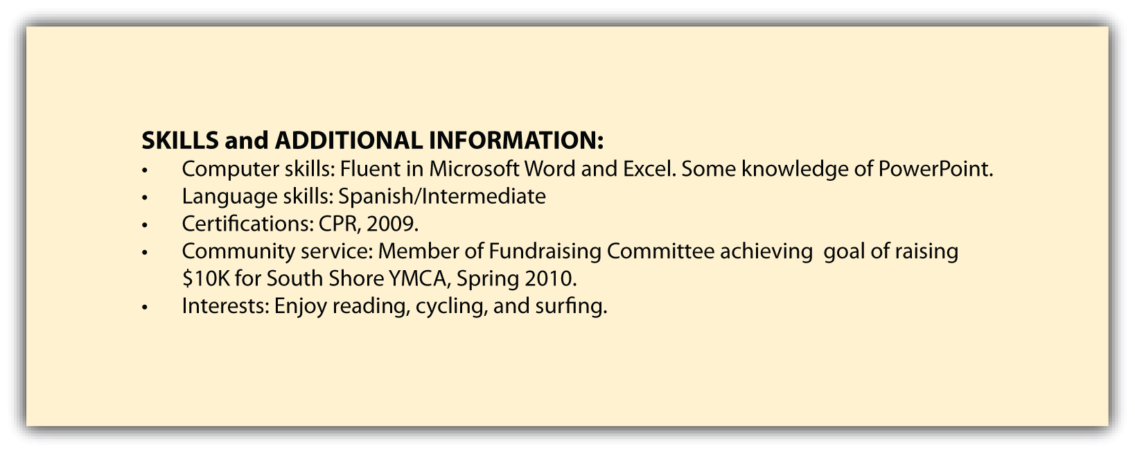 Additional Information On Cv Template Invitation Template Ideas