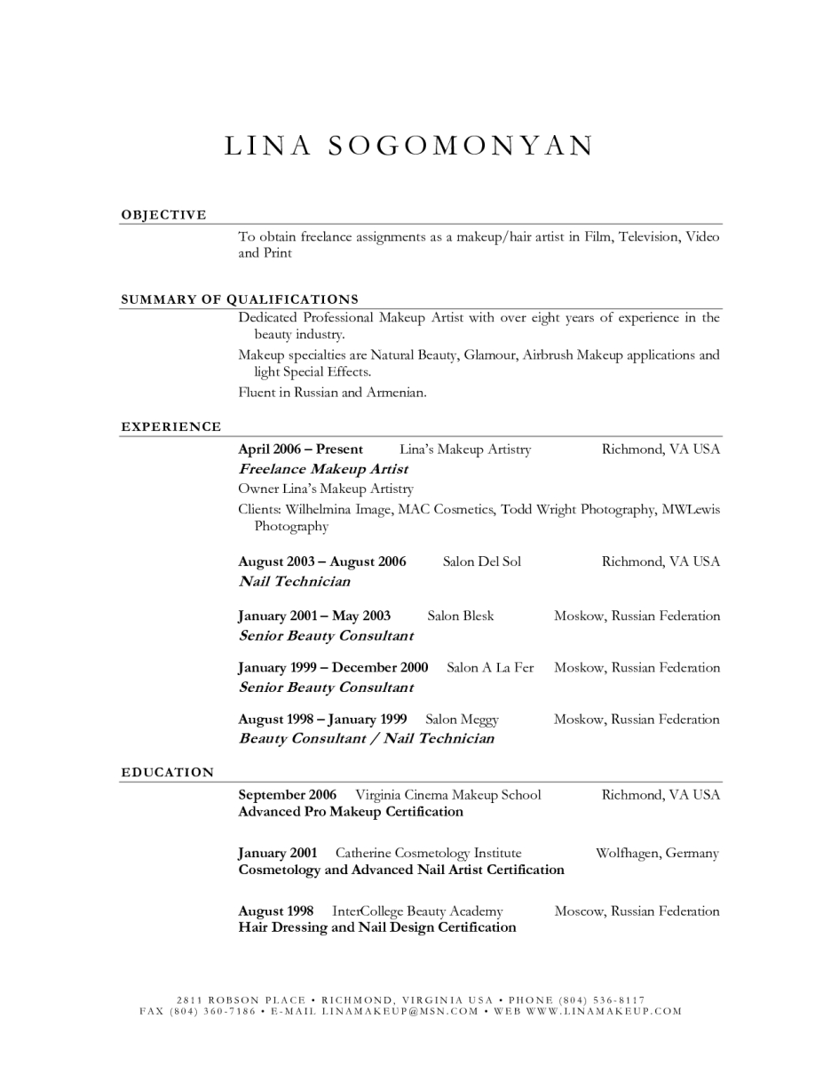 Resume Template For Biginners Invitation Template Ideas