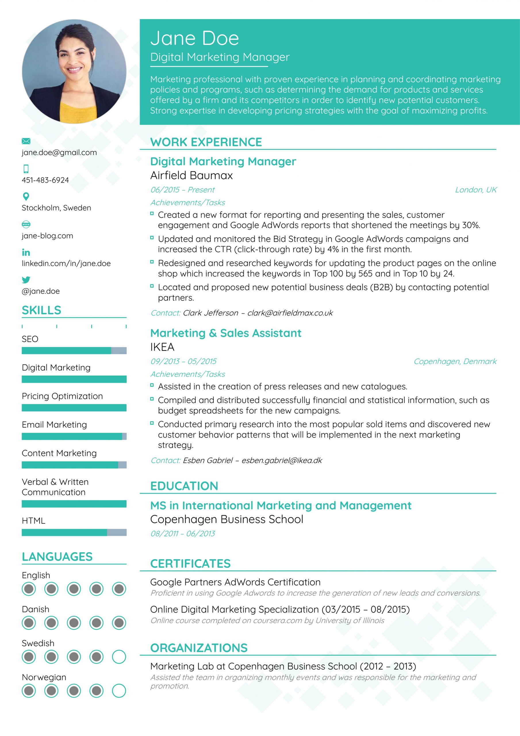 Best Resume Format 2023 Free Examples Resume Io Gambaran Riset