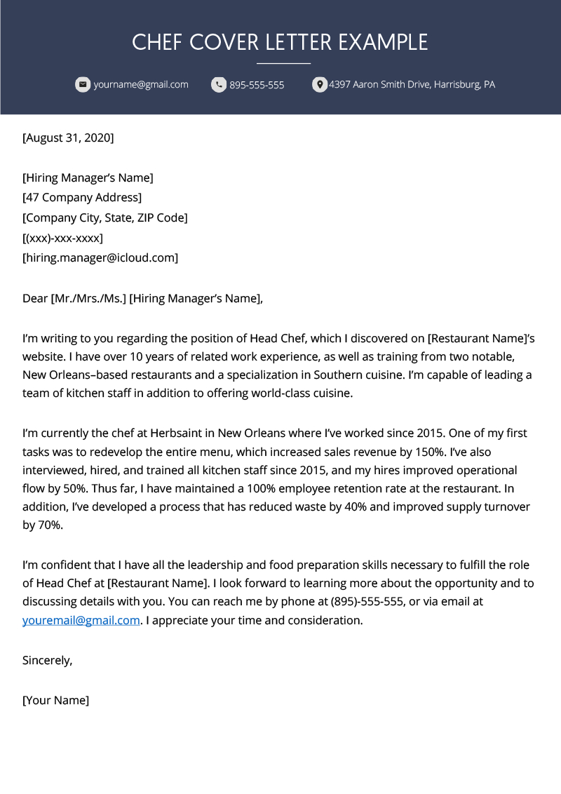Recommendation Letter Sample Chef Invitation Template Ideas