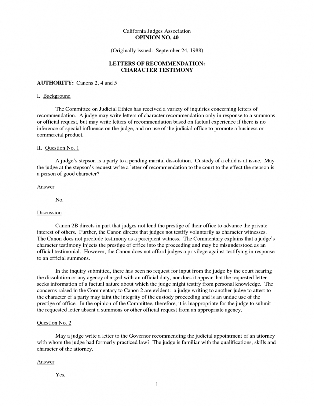 Letter Of Recommendation For Judge Appointment Invitation Template Ideas
