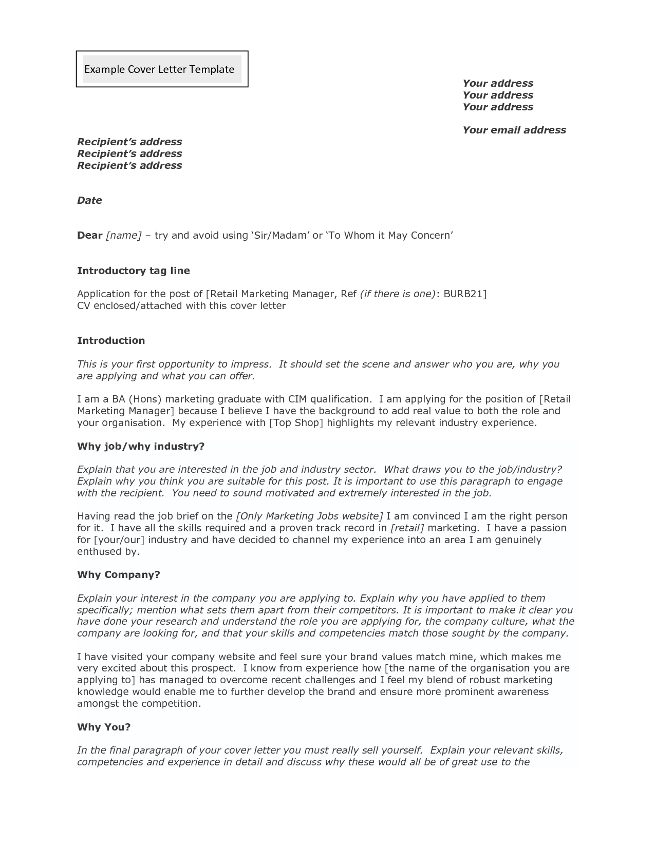 Cover Letter To Multiple Recipients Invitation Template Ideas