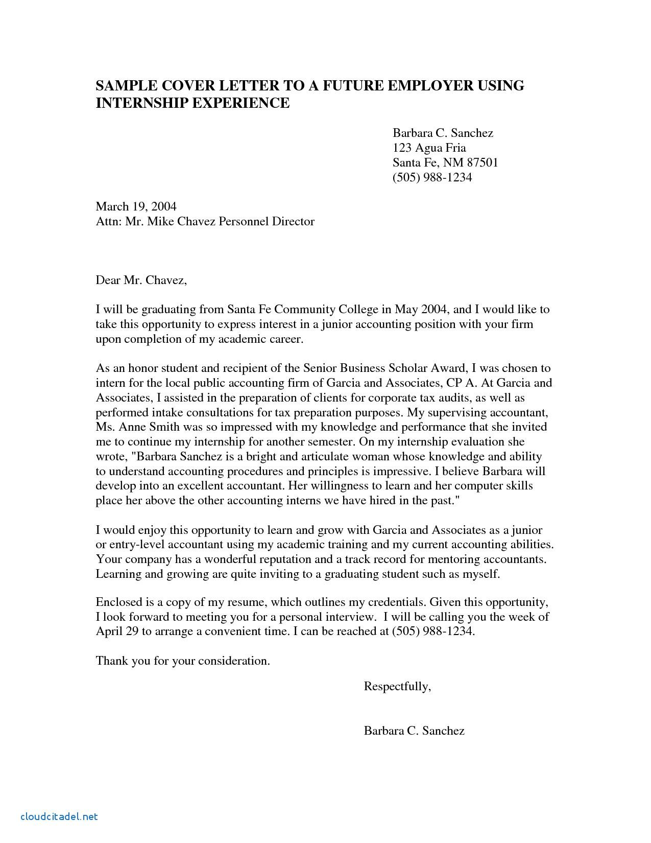 Sample Cover Letter For Adjunct Professor With No Experience