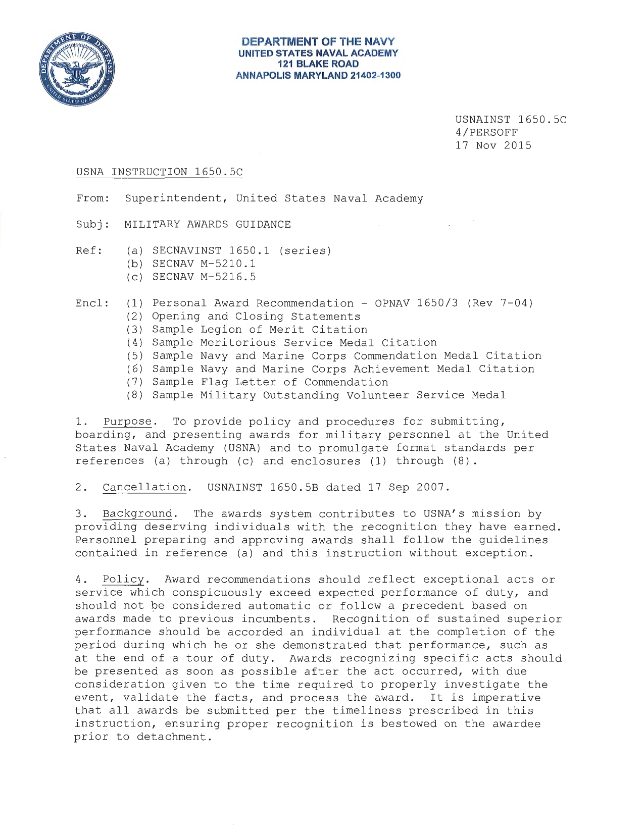 Navy Letter Of Recommendation Instruction Invitation Template Ideas
