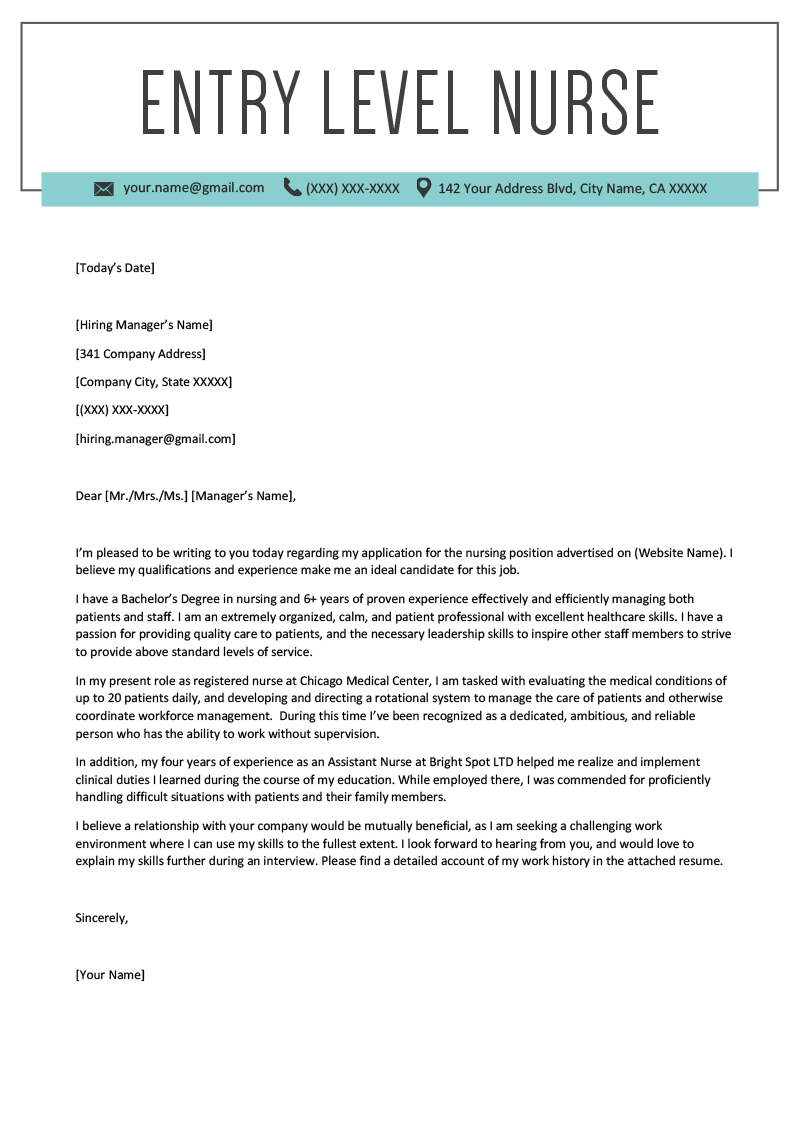 Cover Letter For A New Grad Nurse Invitation Template Ideas