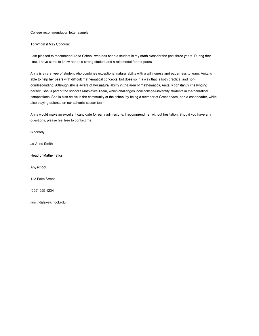 Faking Letter Of Recommendation Invitation Template Ideas