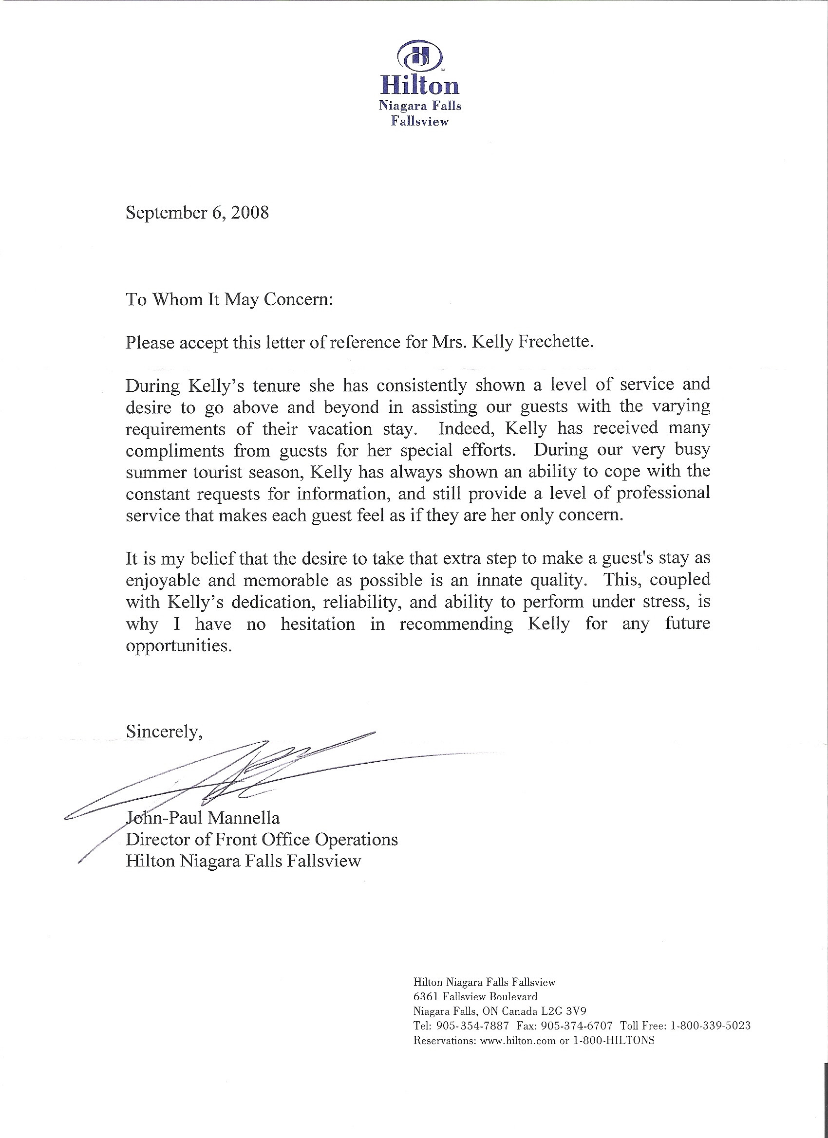 Sample Recommendation Letter For Front Desk Invitation Template Ideas