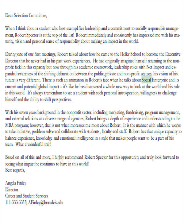 Social Work Reference Letter Samples Invitation Template Ideas