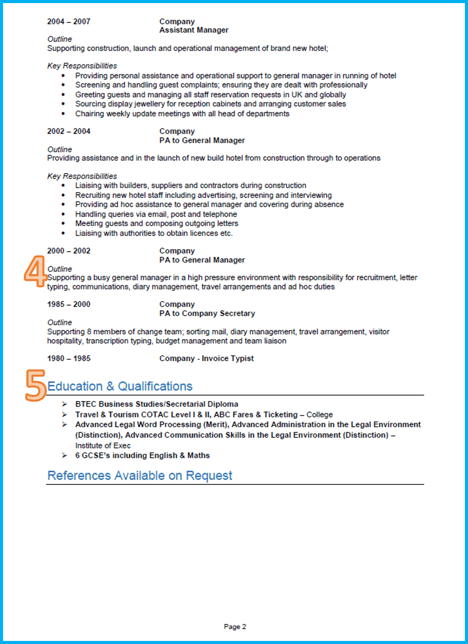 Post Gcse Cv Template Invitation Template Ideas