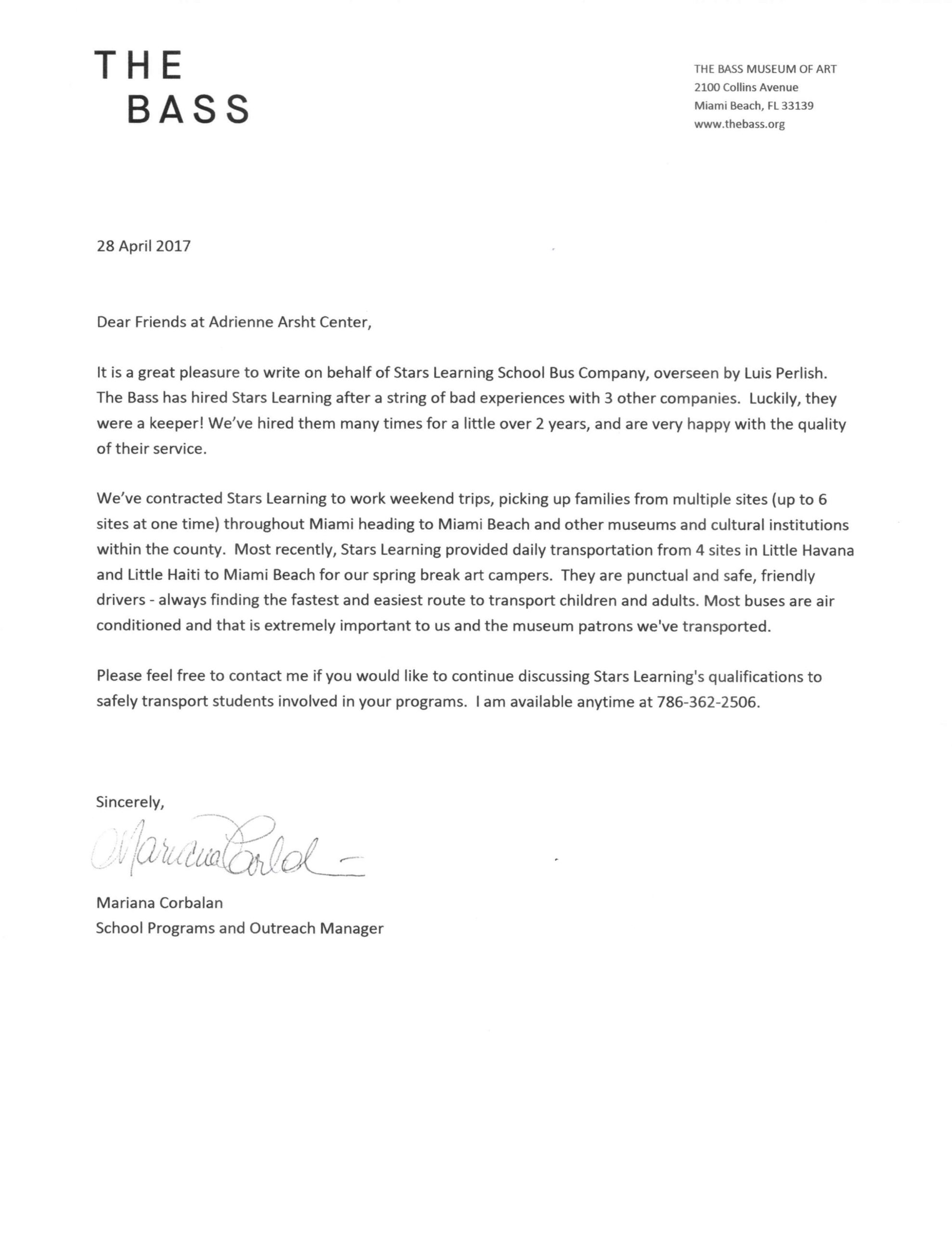 Letter Of Recommendation For Bus Driver Invitation Template Ideas