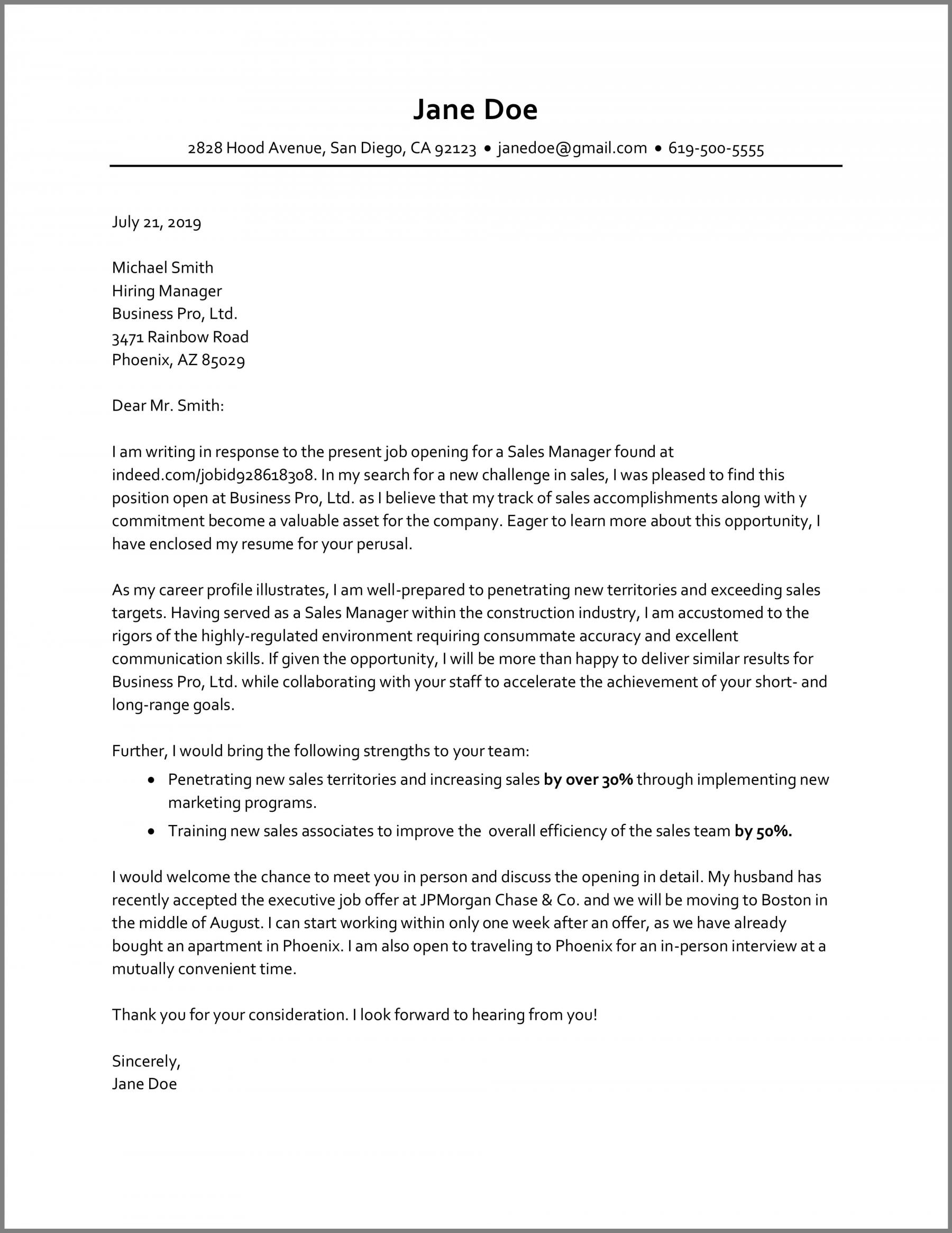 Relocating In Cover Letter Invitation Template Ideas