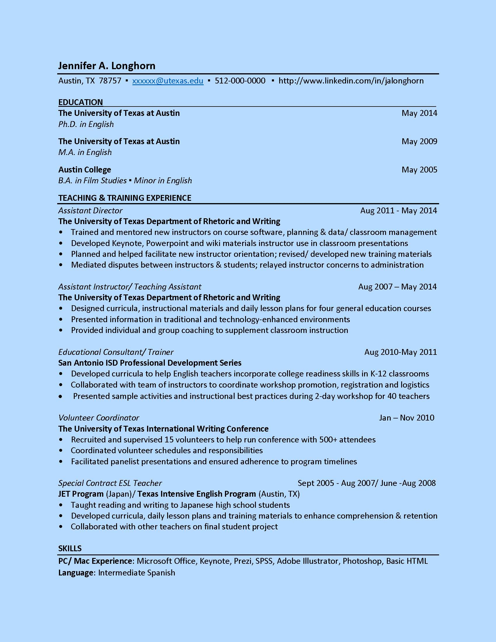  Ut Dallas Resume Template Invitation Template Ideas