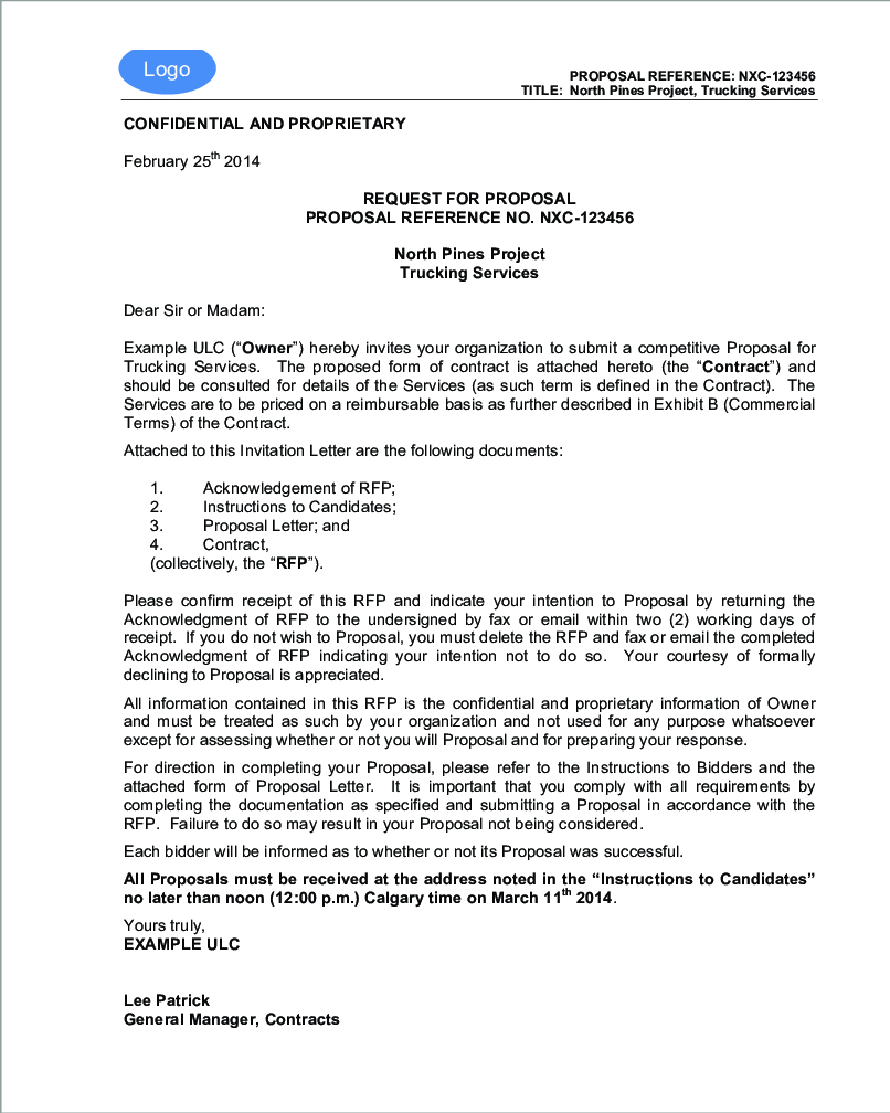 Rfi Cover Letter Template Invitation Template Ideas