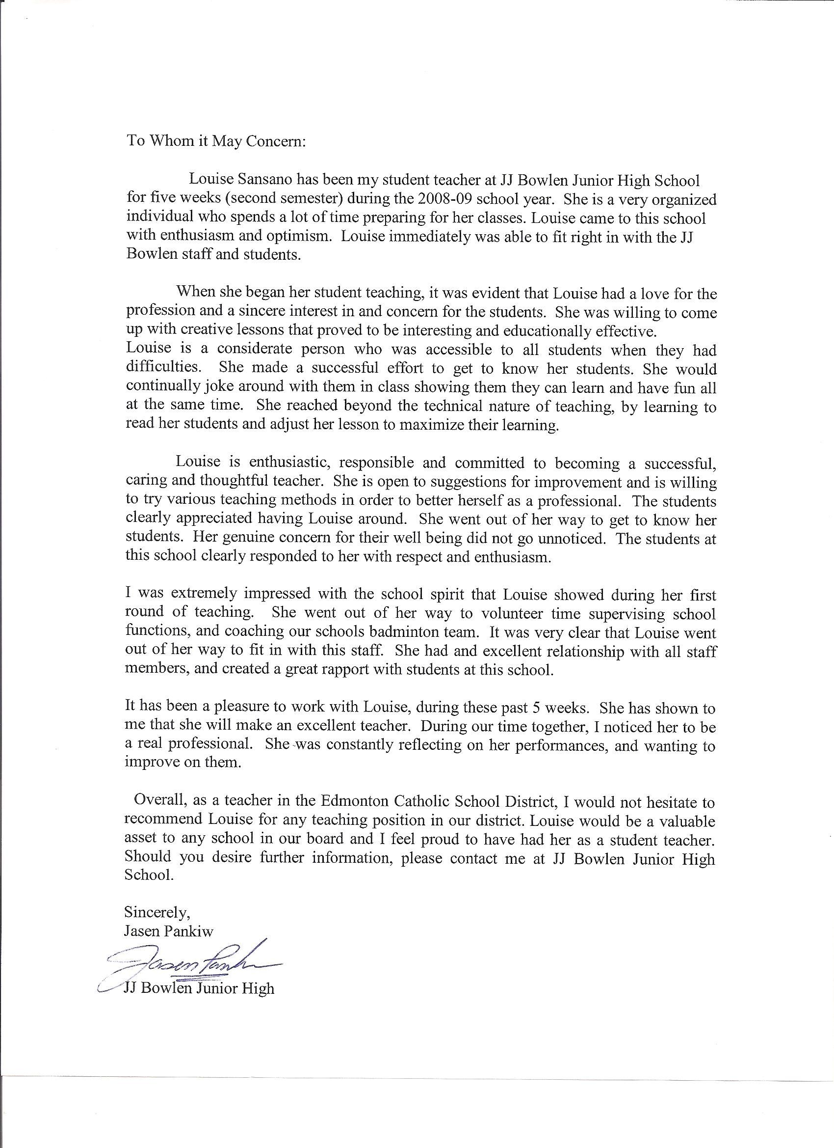 Teacher Reference Letter Ucas Invitation Template Ideas